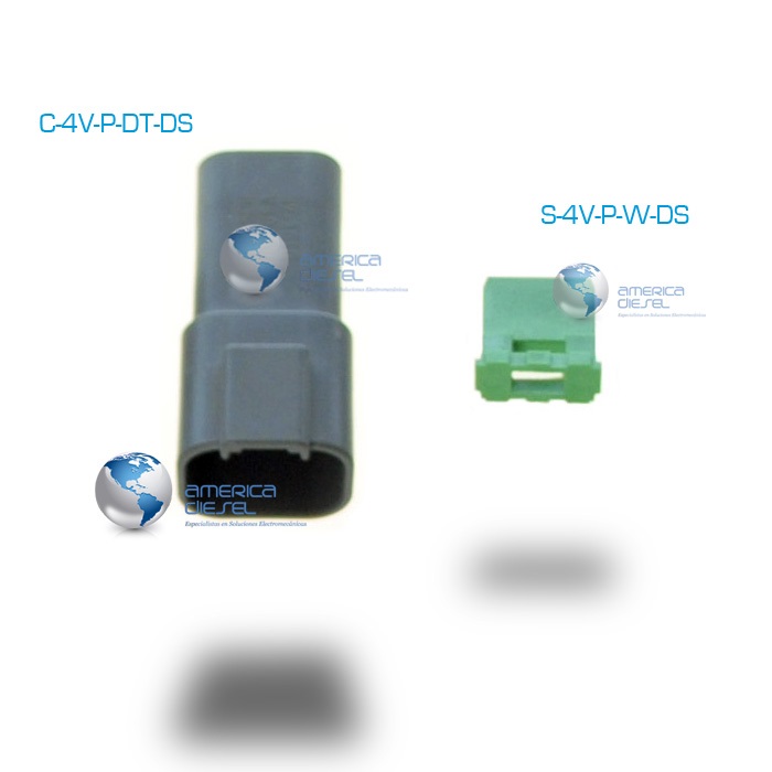 4 Way Male Connector - America Diesel
