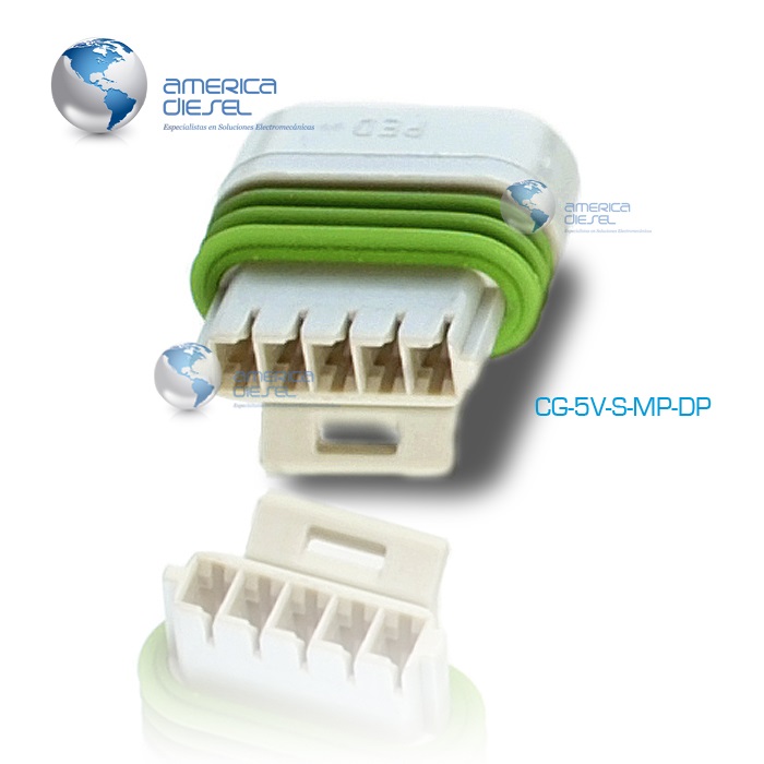 5-Way DDEC Injector Gray Connector - America Diesel