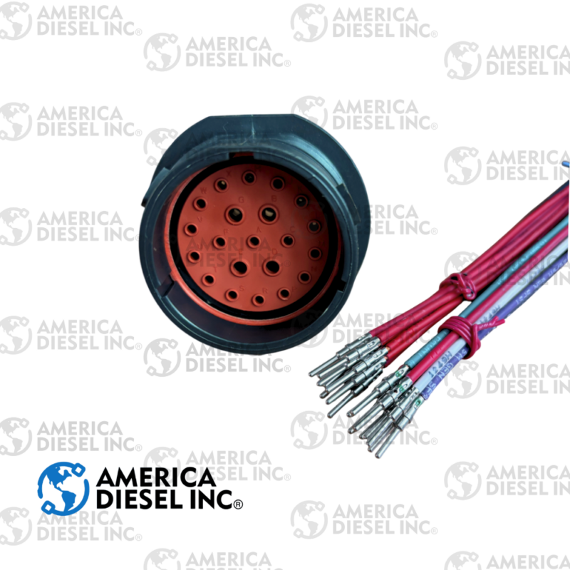 21-Way Male Connector - America Diesel